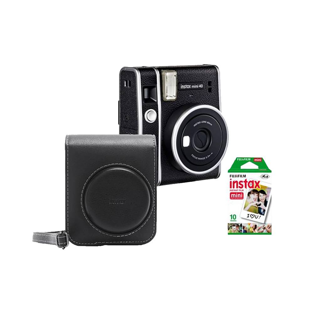 Fujifilm Instax Mini 40 Instant Film Camera With 1 Film And Case Orms fujifilm-instax-mini-40-instant-film-camera-with-1-film-and-case-orms
