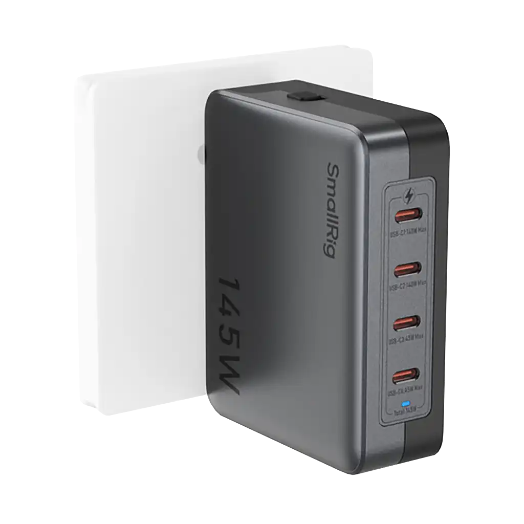 SmallRig 145W 4-Port USB-C Wall Power Adapter - Orms Direct - South Africa