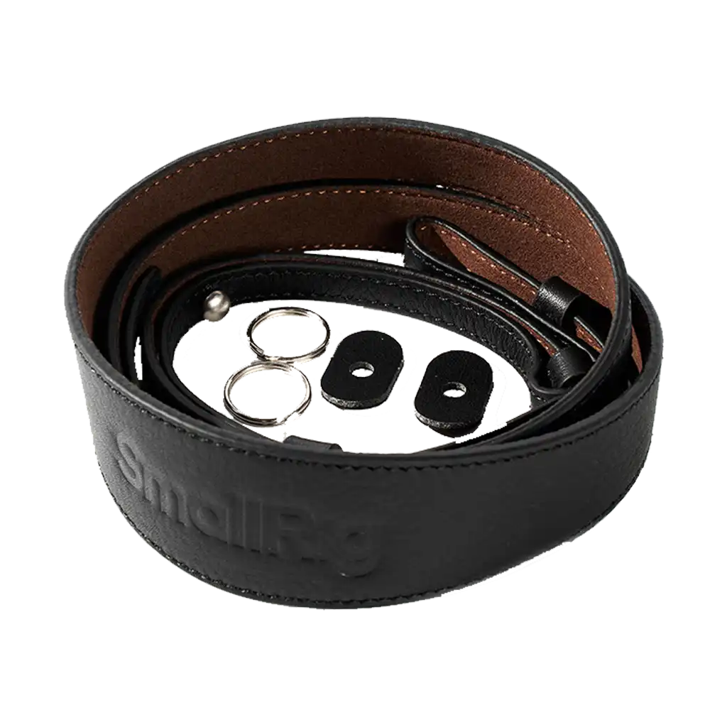 SmallRig Leather Camera Shoulder Strap (Black) - Orms Direct - South Africa